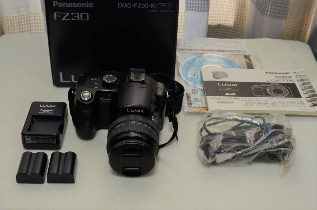 Panasonic FZ30 ブラック LUMIX DMC-FZ30-K ルミックス 800万画素(パナソニック)｜売買されたオークション情報 ...