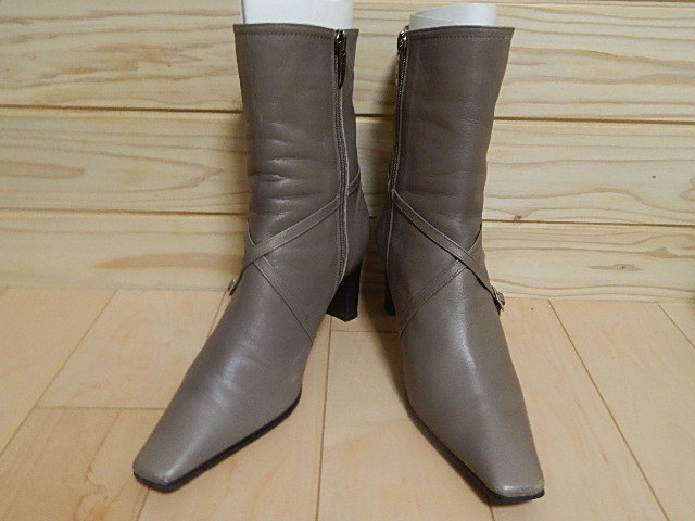 Riz raffinee リズ ラフィーネ ハーフブーツ 23.5 EE 本革 ショートブーツ 日本製(23.5cm)｜売買されたオークション情報、yahooの商品情報をアーカイブ公開 ...