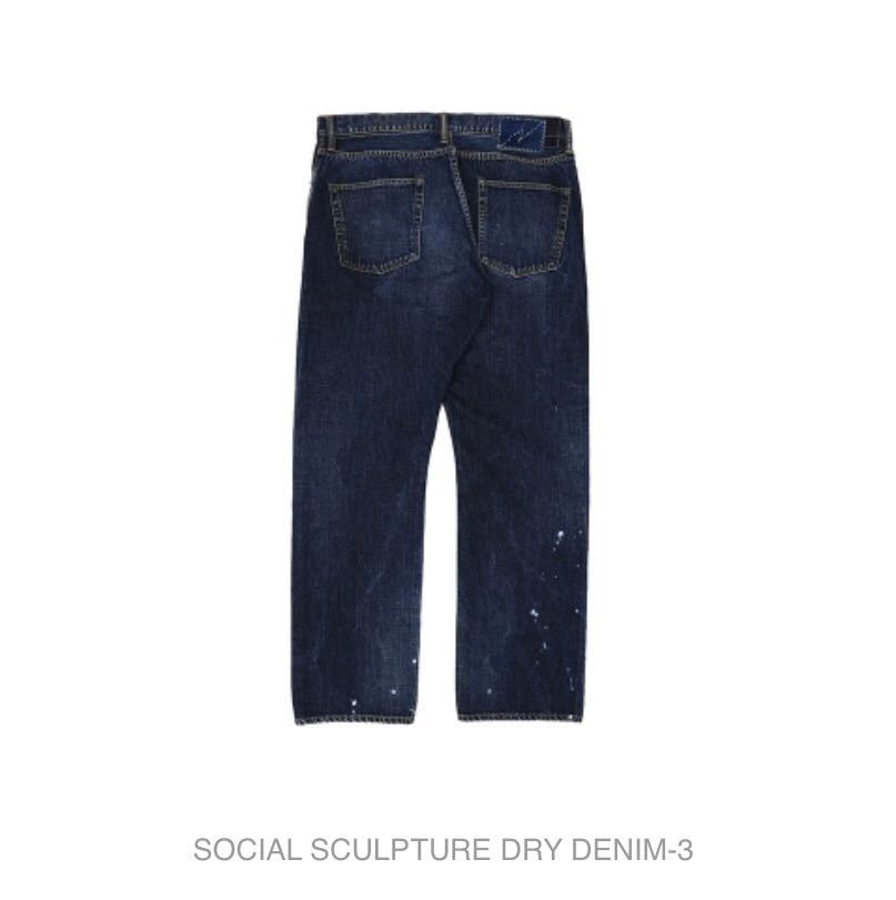 19aw 3 visvim SOCIAL SCULPTURE DRY DENIM 3 L ICT COAT INDIGO 101 KOFU INDIGO DRY JUMBO ...