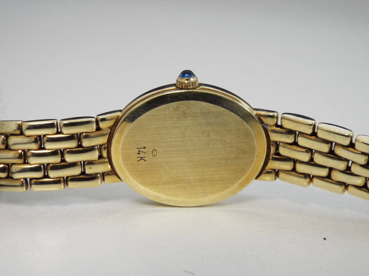 14K 金無垢 総重量約28.5g タ127/TIFFANY&Co. ティファニー/クオーツ/レディース腕時計/ローマン(ティファニー)｜売買 ...