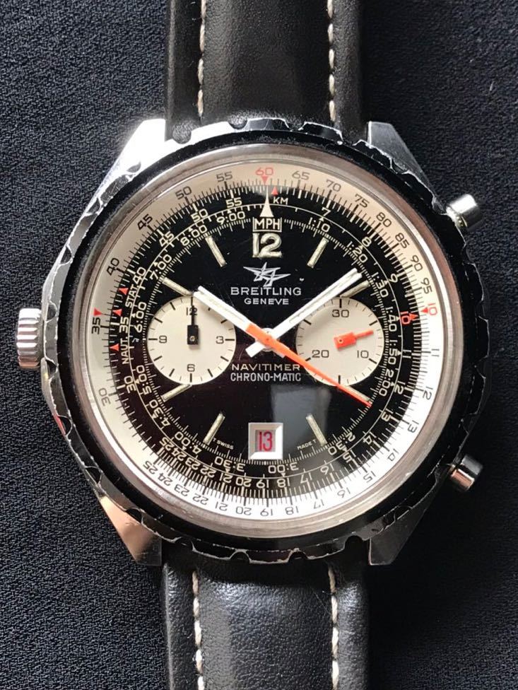 BREITLING ブライトリング 1806 ナビタイマー クロノマチック 品(ナビタイマー)｜売買されたオークション情報、yahooの商品情報をアーカイブ公開 - オークファン（aucfan ...