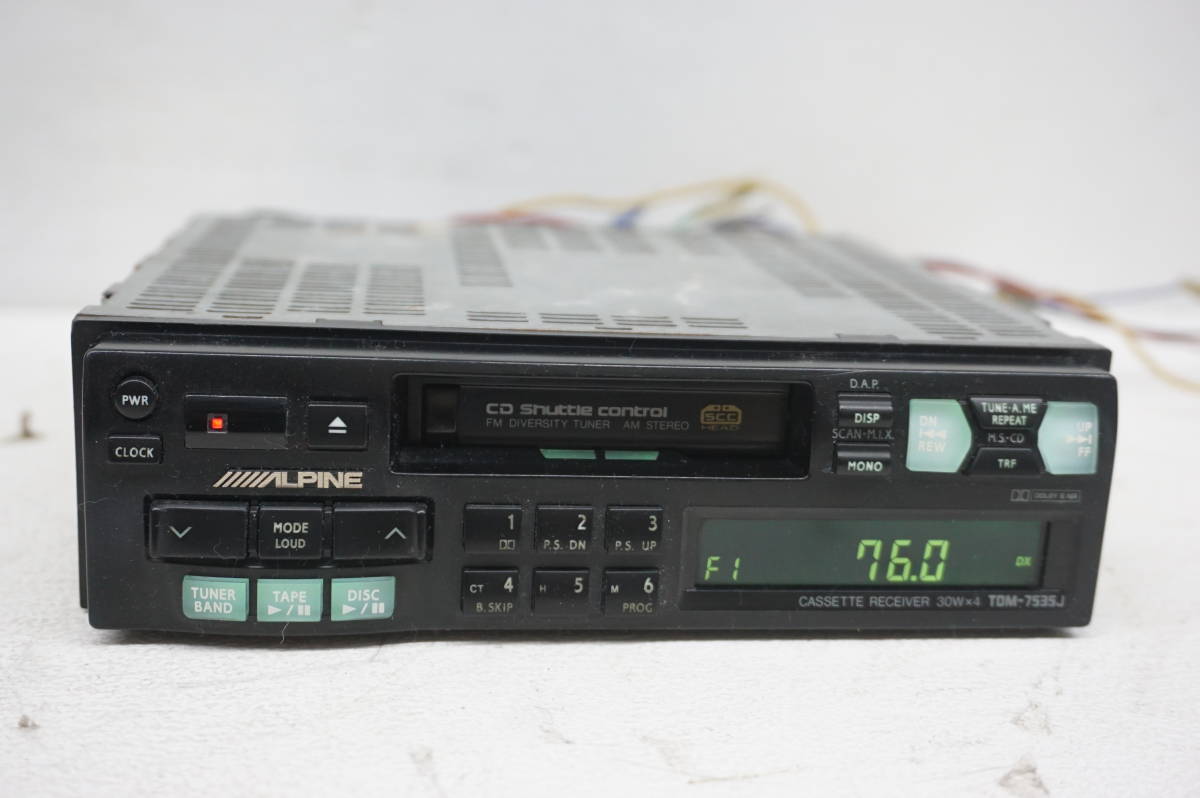 Q11230 ALPINE カセットデッキ TDM-7535J 旧車に(テープデッキ)｜売買されたオークション情報、yahooの商品情報を ...