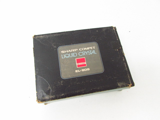 SHARP LIQUID CRYSTAL EL-809 レトロ 電卓 A3597(シャープ)｜売買されたオークション情報、yahooの商品情報 ...