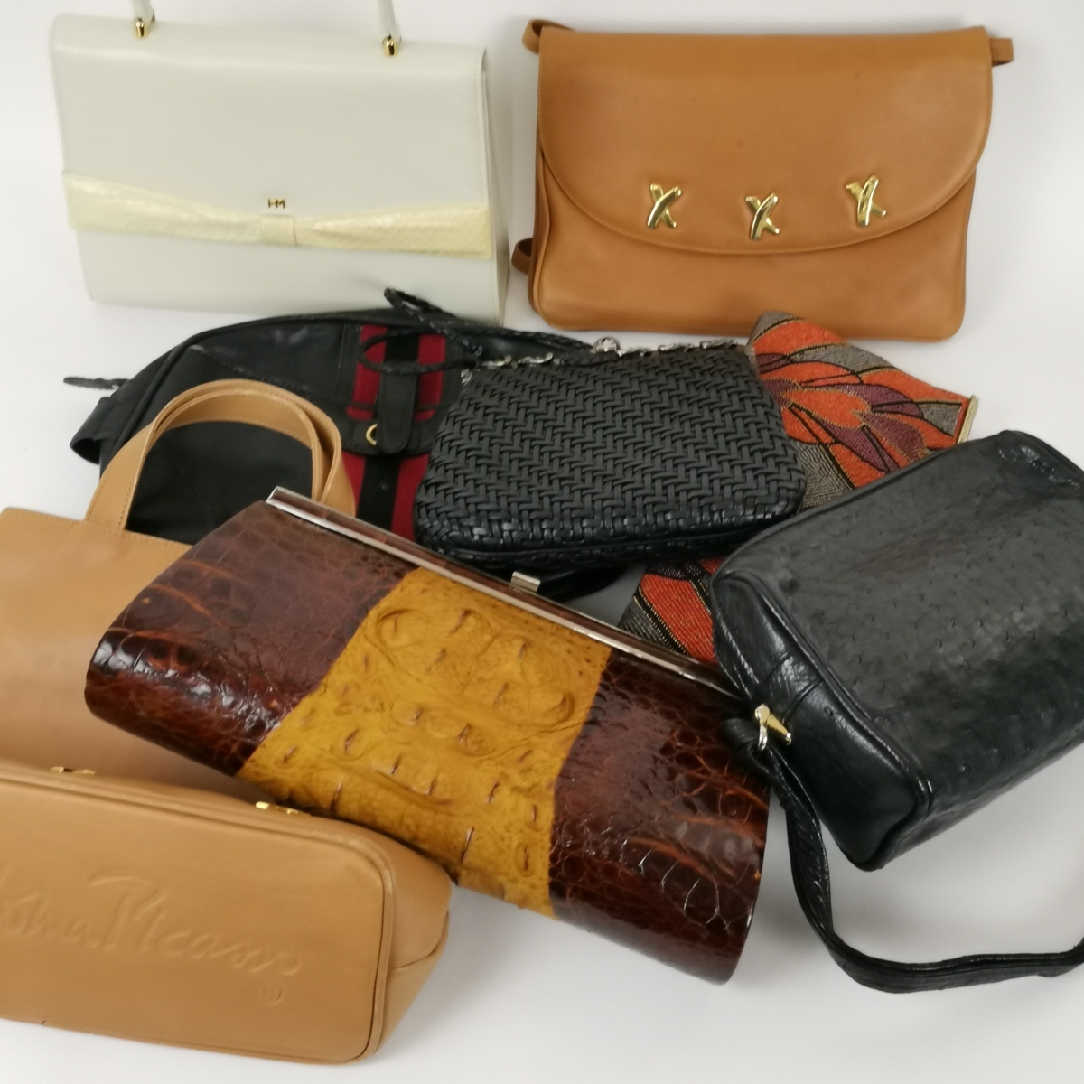 ブランドバッグ ハナエモリ パロマピカソ クロコダイルレザー バッグ いろいろまとめて 8点セット#20249(牛革)｜売買されたオークション情報、yahooの商品情報をアーカイブ公開 ...