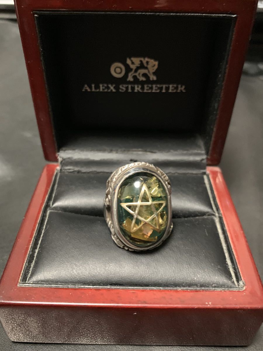 ALEX STREETER アレックス ストリーター クラック エンジェルハート リング ブルー 13号 hyde Marilyn Manson(13号～)｜売買されたオークション情報 ...