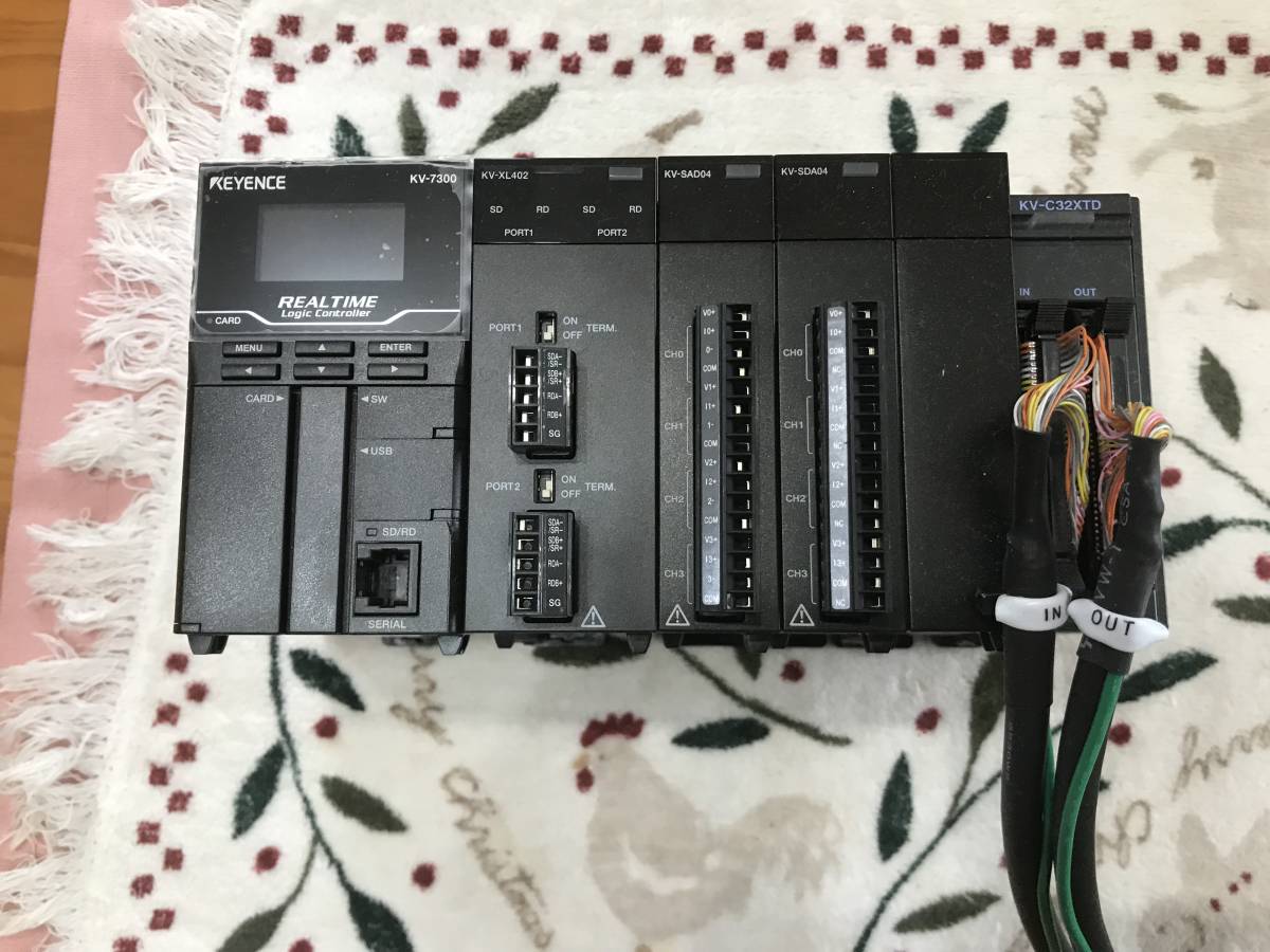 キーエンス KV-7300 KV-XL402 KV-SAD04 KV-SDA04 KV-C32XTD プログラマブルコントローラー(その他 ...