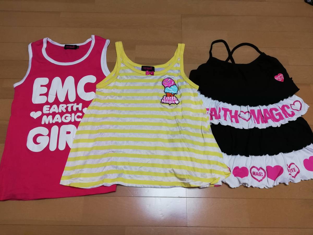 セール アースマジック 3点まとめて150センチ Tシャツ キャミソール タンクトップ LL 140 130 まとめ EARTHMAGIC(その他)｜売買されたオークション情報、yahooの ...