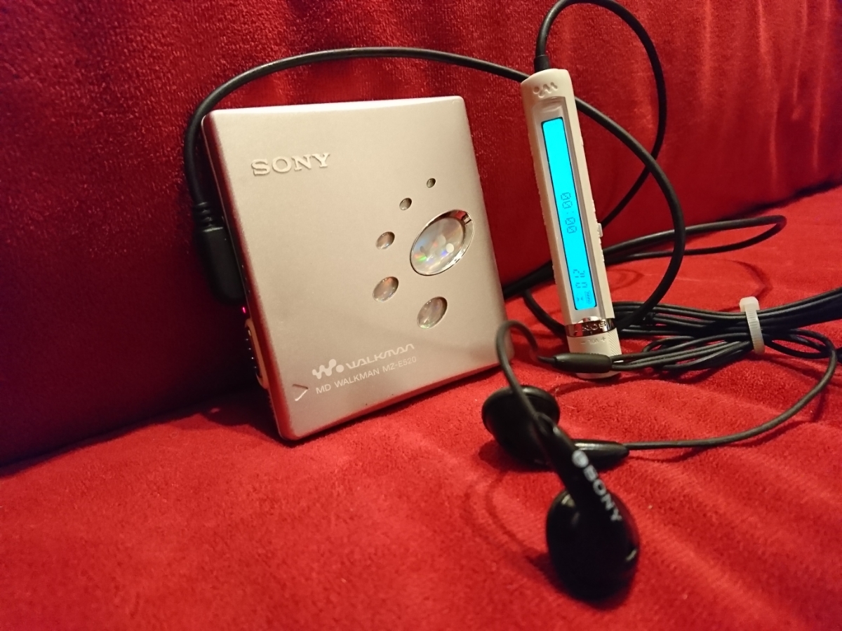 SONY MZ-E520 RM-MC33EL MDR-E808 WALKMAN PORTABLE MD PLAYER MD プレーヤー ウォークマン ソニー(再生専用)｜売買されたオークション ...