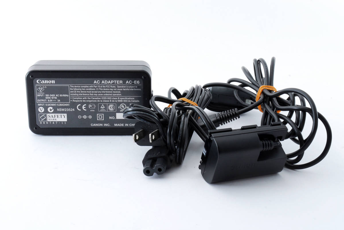 532133 キヤノン Canon AC-E6 DR-E6 ACアダプター DCカプラー ＃518(キヤノン)｜売買されたオークション情報 ...