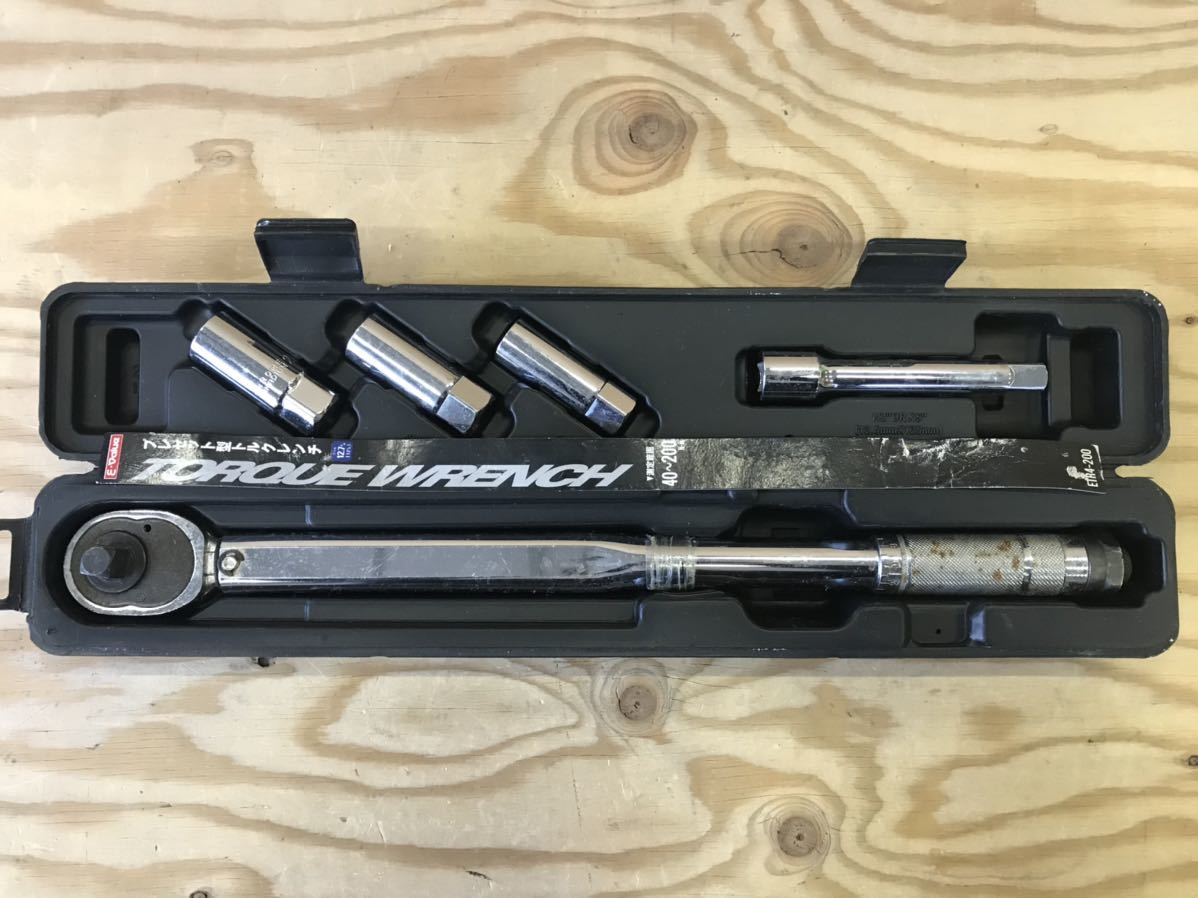 mI 80 プレセット型 トルクレンチ ETR4-200 ① E-Value サビ汚れ多め(トルクスレンチ)｜売買されたオークション情報、yahooの商品情報をアーカイブ公開 - オークファン ...