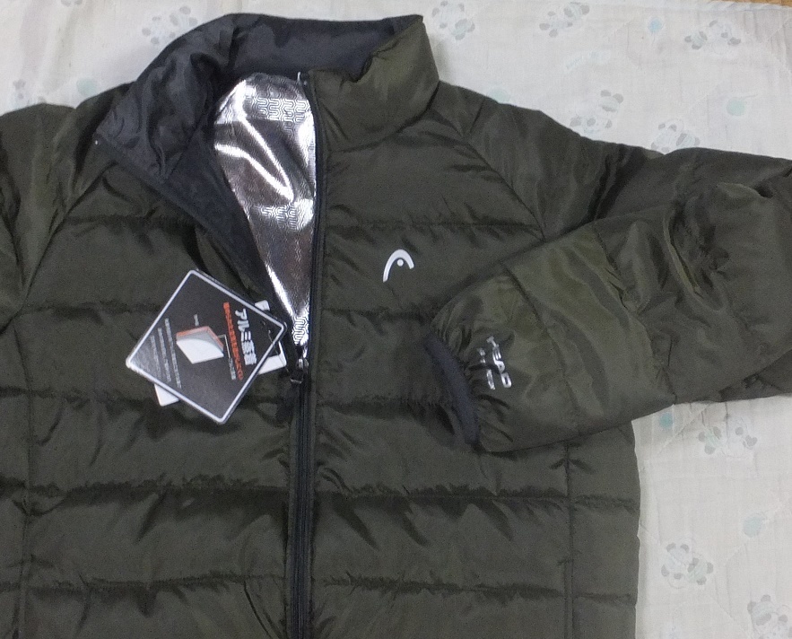 ヘッド HEAD M アルミ蒸着 熱い 発熱 保温 厚手 ダウン調 中綿入り l s ll ジャケット instinct in motion ...