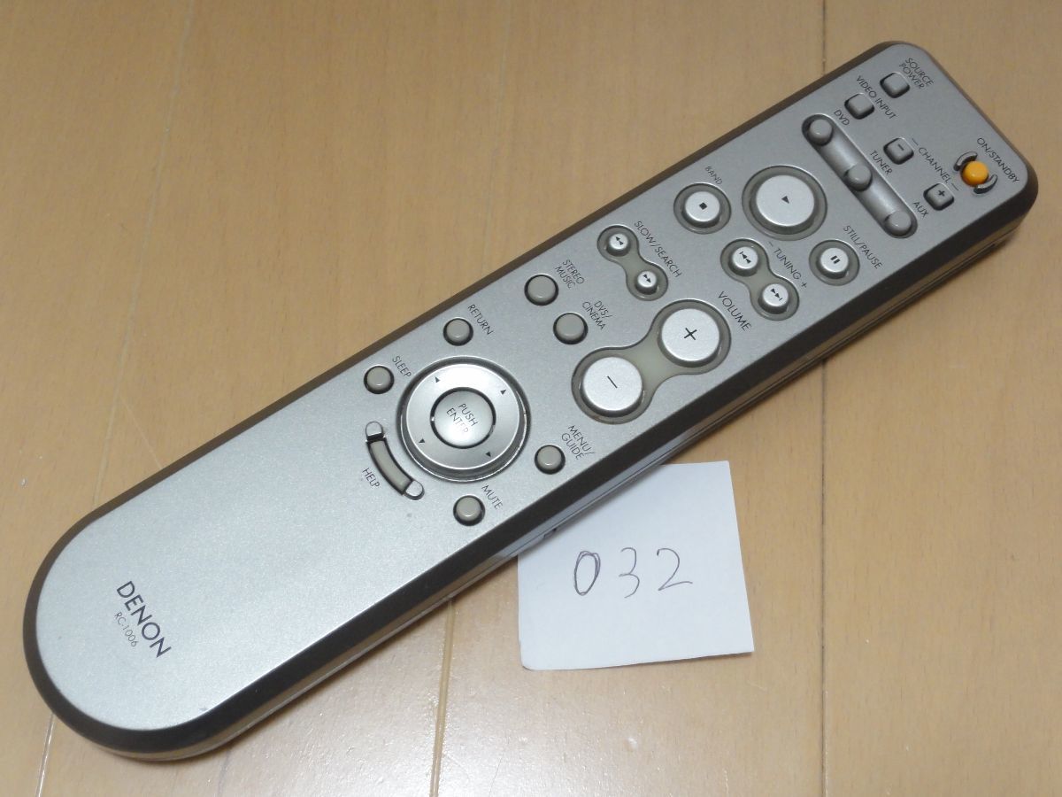 DENON デノン ホームシアターシステム S-301用リモコン RC-1006(AVアンプ)｜売買されたオークション情報、yahooの商品 ...
