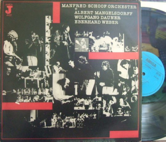 3枚 独Amiga Manfred Schoof/Orchester +Albert Mangelsdorff Wolfgang Dauner ...