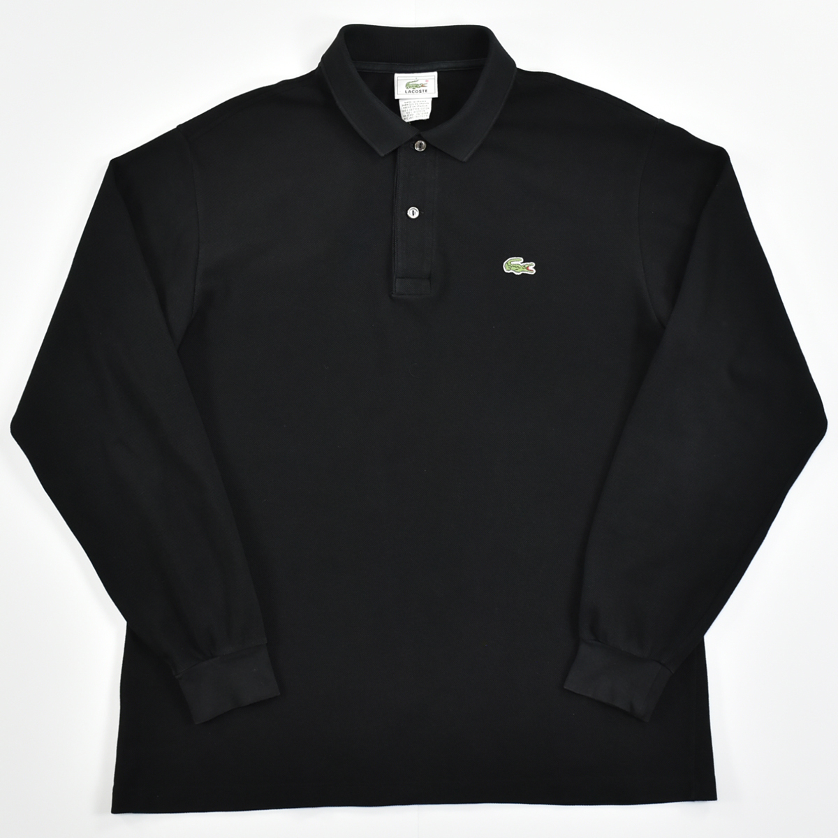 送料300円│LACOSTE ラコステ フレラコ フレンチラコステ DEVANLAY 5191L 長袖 ポロシャツ 黒 メンズ 4(4)｜売買 ...
