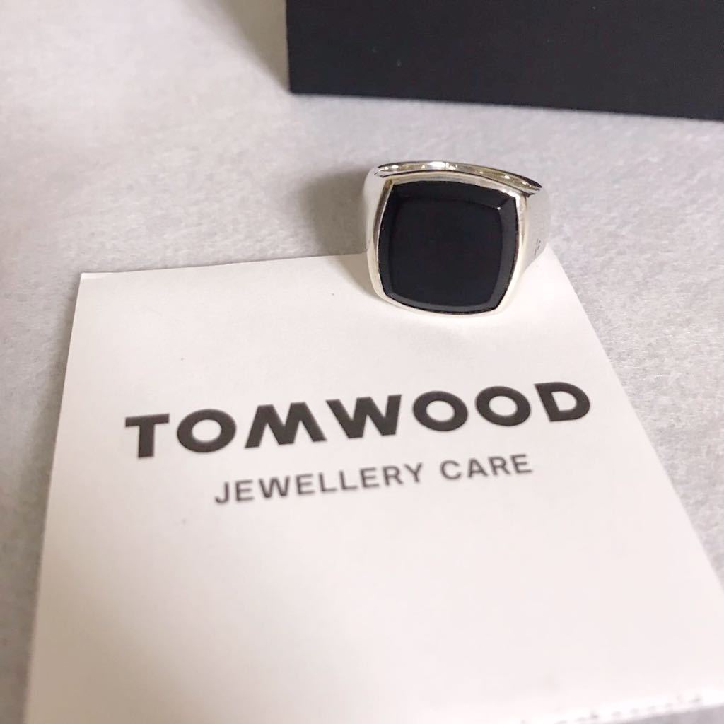 TOM WOOD 50 #10 リング トムウッド シルバー 925 指輪 アクセサリー オニキス ブラック ONYX RING(10号 ...