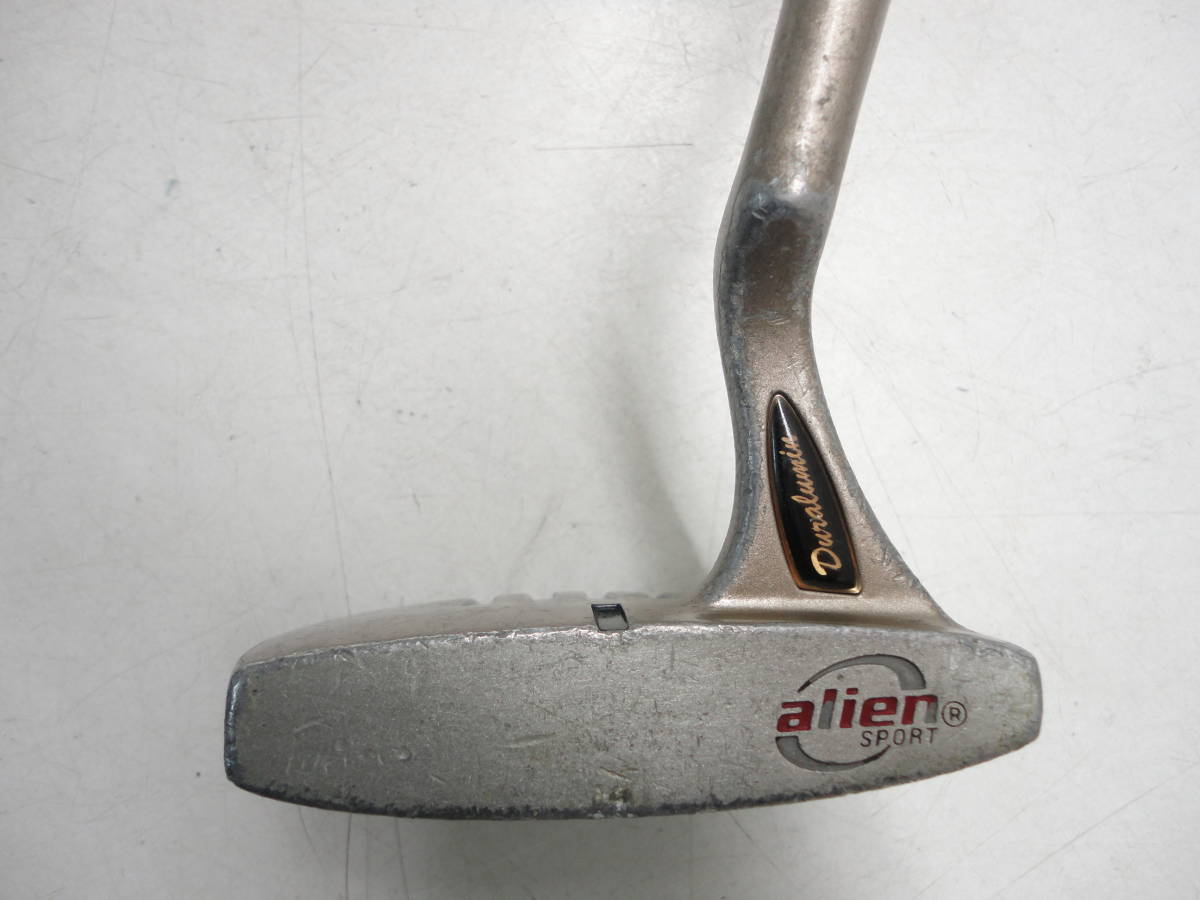alien SPORT/エイリアン メンズ右打ち用マレットパター alien TUTCH ROUND MALLET 約34インチ(その他 ...