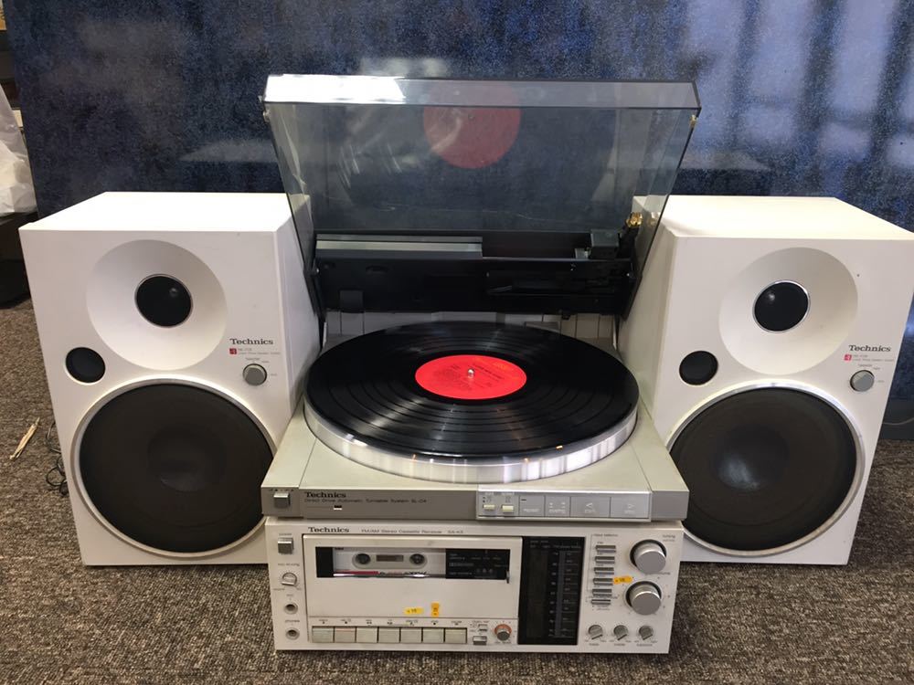 Technics テクニクス SL-D4 SA-K5 SB-F08 ターンテーブル スピーカー カセットレシーバー 機材 オーディオ機器 音響 ...
