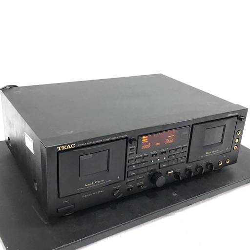 1円 TEAC W-600R カセットデッキ ダブルオートリバース ブラック ティアック(一般)｜売買されたオークション情報、yahooの商品 ...