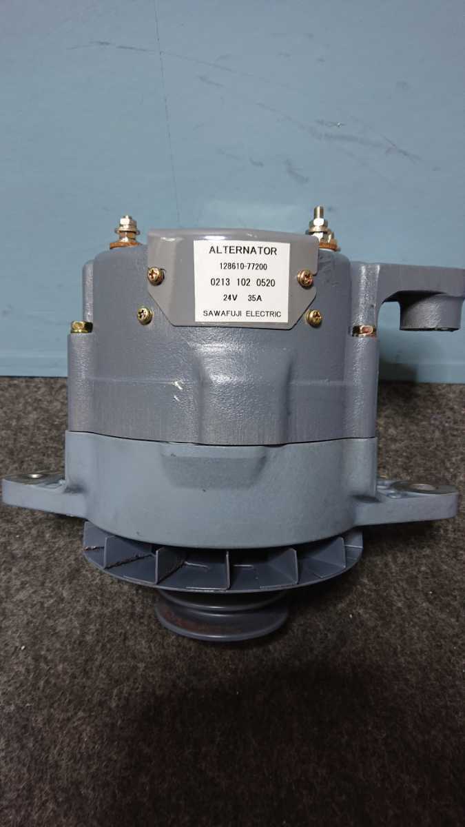 トラック 澤藤電機 SAWAFUJI オルタネータ スターター セルモーター 発電機 ダイナモ 128610-77200 0123 102 ...