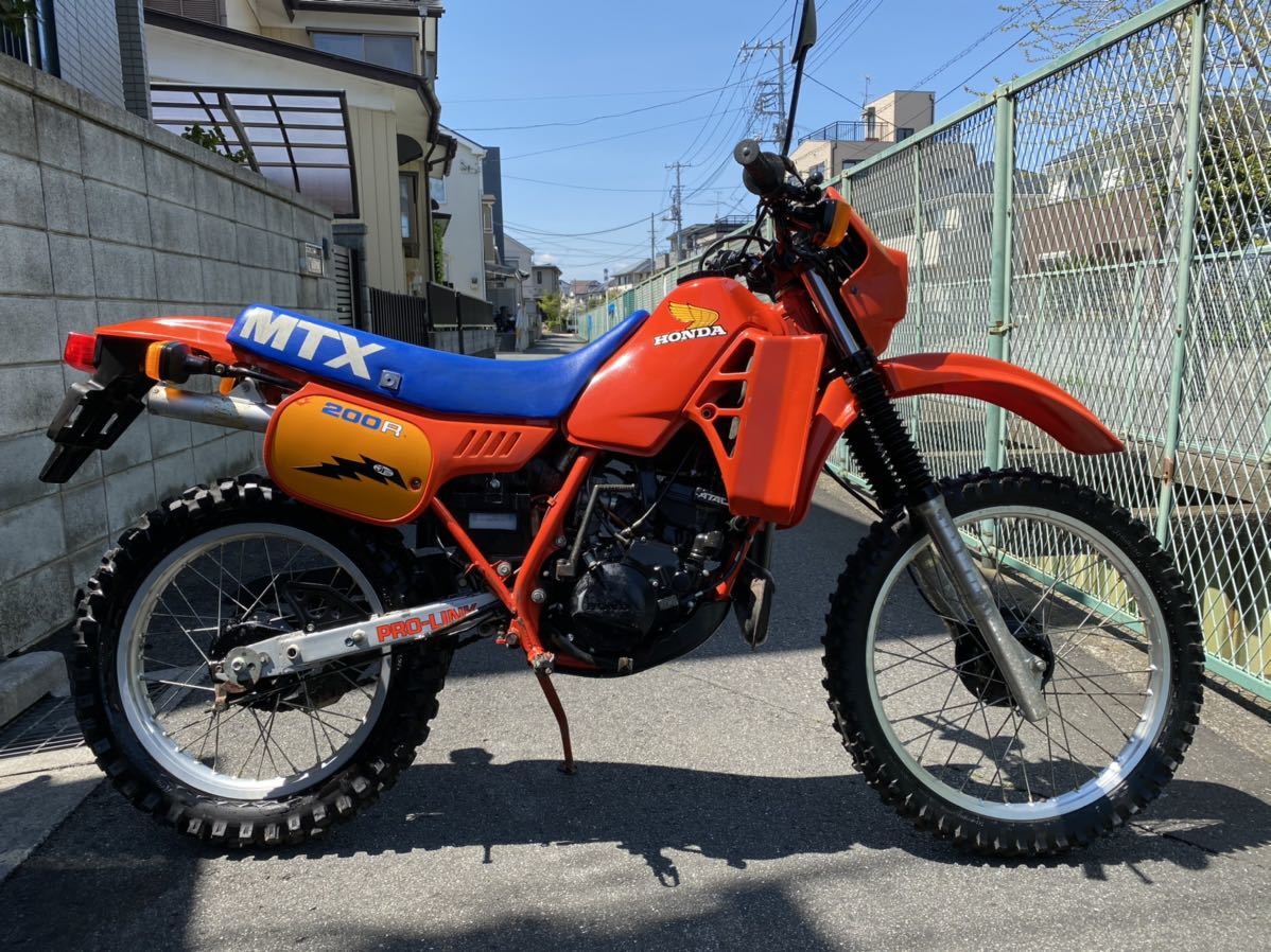 ホンダ MD07 MTX200R 2スト 26馬力 実働 書類無し(126cc-250cc)｜売買されたオークション情報、yahooの商品情報 ...
