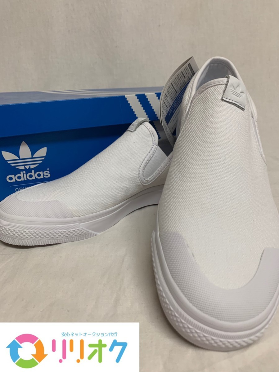 品 アディダス ADIDAS ORIGINALS NIZZA SLIPON W スリッポン 27㎝ CQ3103 スニーカー(26.0cm以上 ...