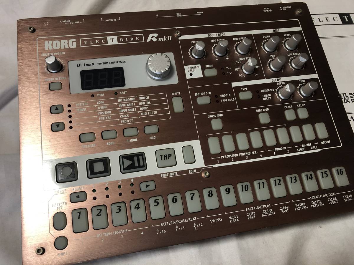 KORG ELECTRIBE R MK2 ER-1 コルグ エレクトライブ(リズムマシン)｜売買されたオークション情報、yahooの商品情報を ...