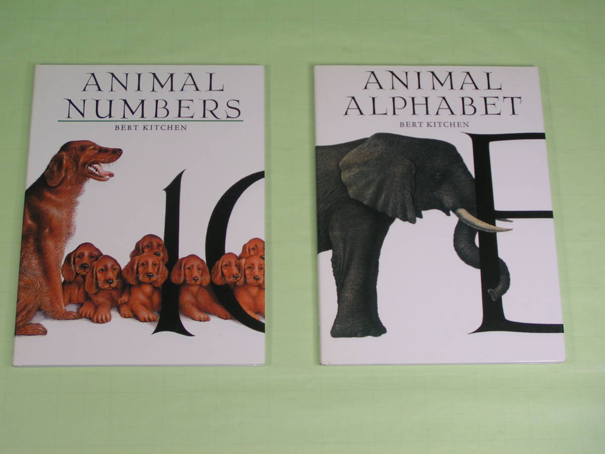 洋書/英語 学習絵本 2巻セット BERT KITCHEN/バートキッチン ①ANIMAL NUMBERS/数字 ②ANIMAL ...