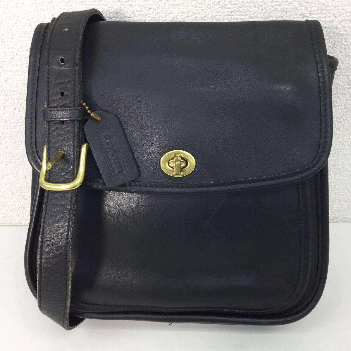 USA製 OLD COACH オールド コーチ 9979 本革 オールレザー メッセンジャーバッグ ショルダーバッグ ビジネスバッグ ボディ ...