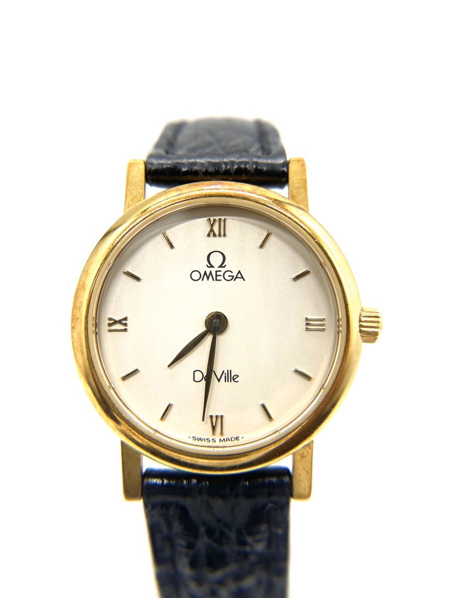 腕時計 OMEGA Deville オメガ デビル Ref.595.1111 K18金無垢 レディース(デビル)｜売買されたオークション情報 ...