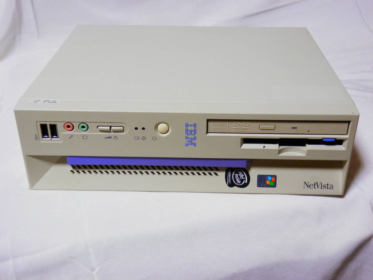 IBMスリムPC NetVista M42 Slim 6290-JJ3 Celeron 2.2GHz OS Windows 98SE(パソコン ...