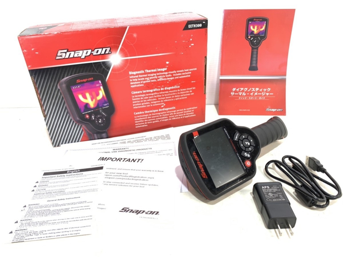 使用回数わずか スナップオン Snap-on ダイアグノスティック サーマルイメージャー EETH300 k511-3-50k(環境測定器)｜売買されたオークション情報、yahooの商品情報を ...