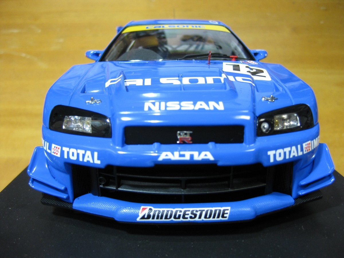 AUTOART 1/18 #12 CALSONIC GT-R 2002 JGTC カルソニック IMPUL インパル GTR R34 ...