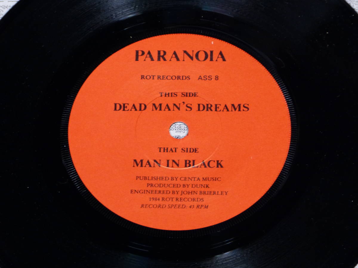 PARANOIA DEAD MAN'S DREAMS EP GISM PHAIDIA PISTOL JOKE EXPLOITED GBH ...