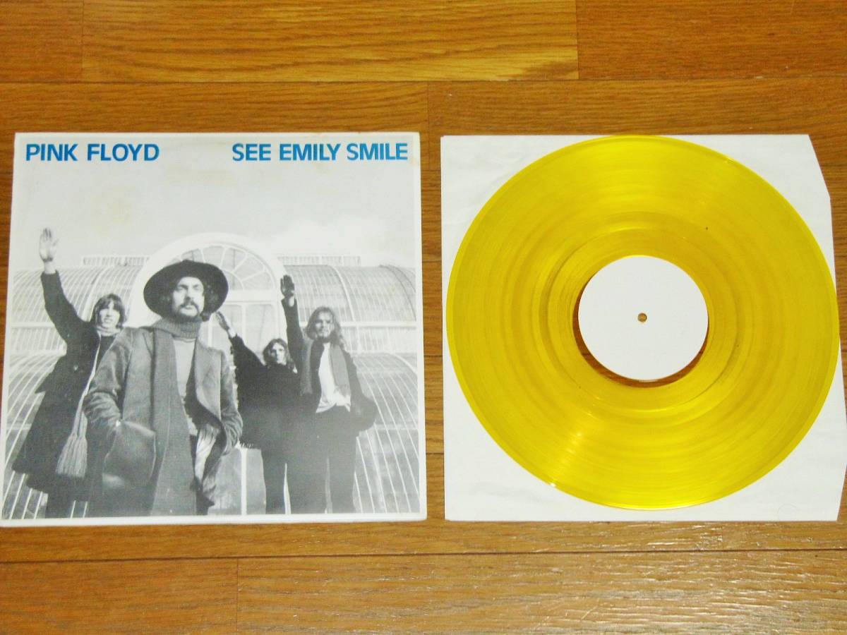 ② ピンクフロイド PINK FLOYD SEE EMILY SMILE 激レア ブート LP カラー レコード ヴィンテージ盤(Pink ...