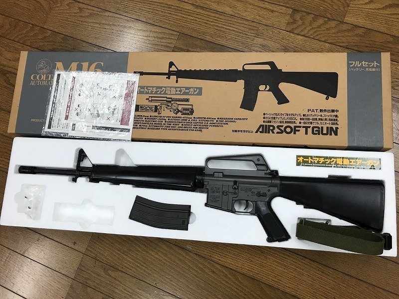 P41/ 東京マルイ COLT M16 A1 オートマチック電動エアーガン MARUI バッテリー欠(電動ガン)｜売買されたオークション情報、yahooの商品情報をアーカイブ公開 ...