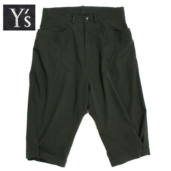 Y's クロップド サルエルパンツ size2 カーキ YE-P07-108 ワイズ ヨウジヤマモト(ボトムス)｜売買されたオークション情報、yahooの商品情報をアーカイブ公開 ...