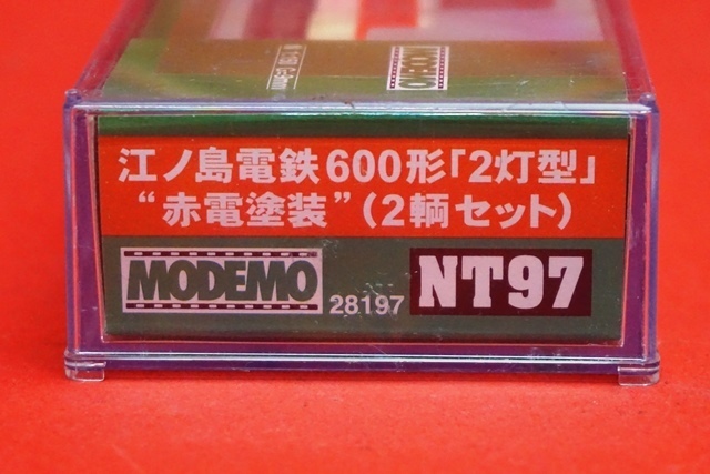 MODEMO モデモ Nゲージ 江ノ島電鉄 600形 2灯型 赤電塗装 2両セット NT97(私鉄車輌)｜売買されたオークション情報、yahooの商品情報をアーカイブ公開 - オークファン ...