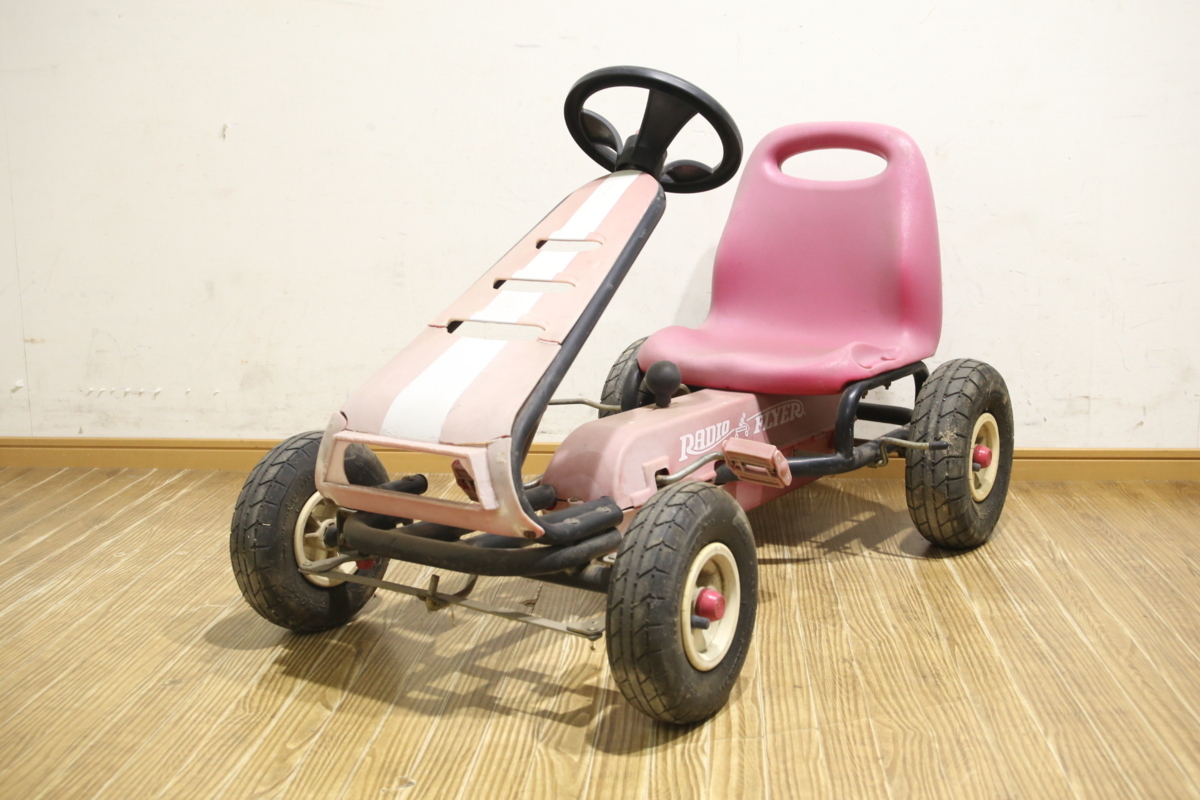 ラジオフライヤー 自転車 幼児用 品 レア物 箱付き RADIO FLYER Racer Pedal Car ペダルカー 岡山 発 A ...