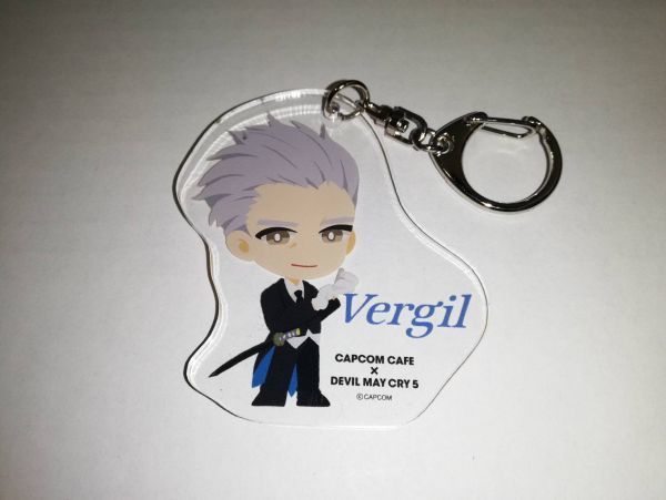 DMC5 カプコンカフェ 第2弾 バージル アクリルキーホルダー カプコンカフェ Devil May Cry 5 Capcom cafe ...