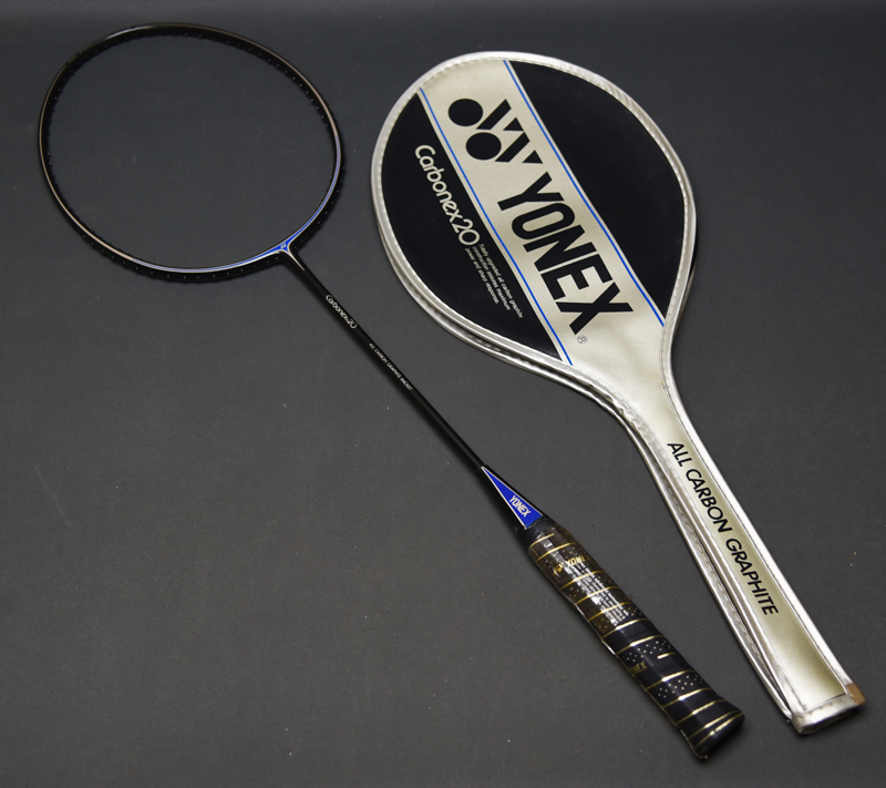 昔の バドミントン ラケット yonex ヨネックス Carbonex 20 オールカーボングラファイト 2U-G5 ヴィンテージ デッド ...