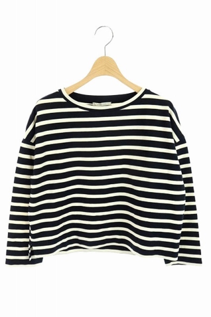 マカフィー MACPHEE トゥモローランド カットソー ボーダー ストレッチ 1 黒 白 長袖 /YS OS レディース(トップス)｜売買されたオークション情報、yahooの商品情報を ...