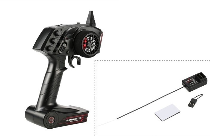 GoolRC TG3 2.4GHz 3CH デジタル プロポセット 送信機 受信機 RCカー ラジオレシーバー用トランスミッター リモート ...