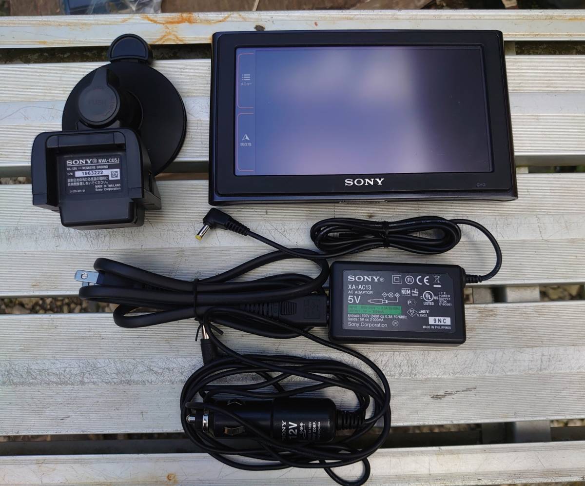 SONY nav-u NVA-CU5J ポータブルカーナビゲーション(ソニー)｜売買されたオークション情報、yahooの商品情報をアーカイブ ...
