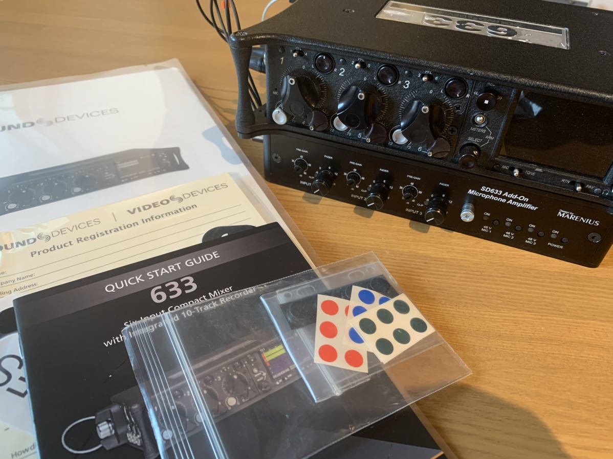 Sound Devices 633 国内正規販売品 外部マイクプリ3ch(マルチトラックレコーダー)｜売買されたオークション情報、yahooの ...