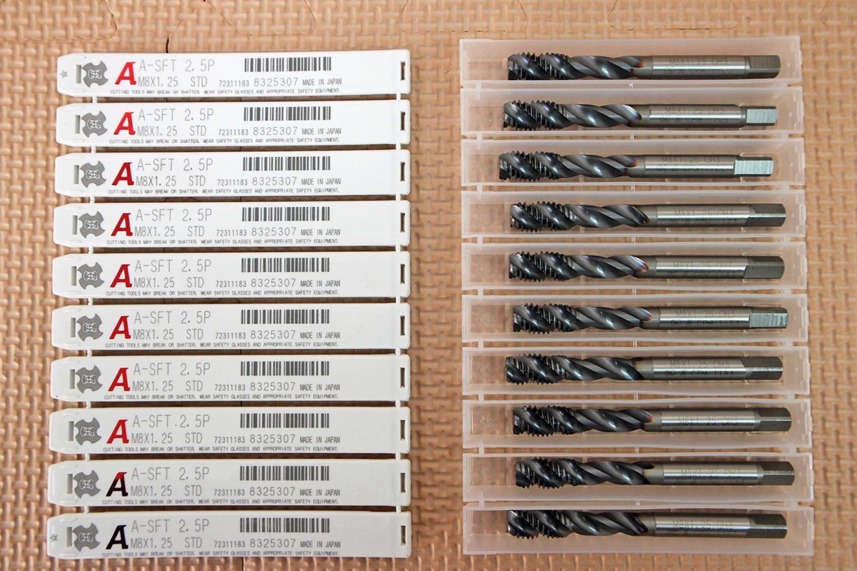 開封済み OSG スパイラルタップ A-SET 2.5P M8×1.25 STD 8325307 10本セット(その他)｜売買されたオークション情報、yahooの商品情報をアーカイブ公開 ...