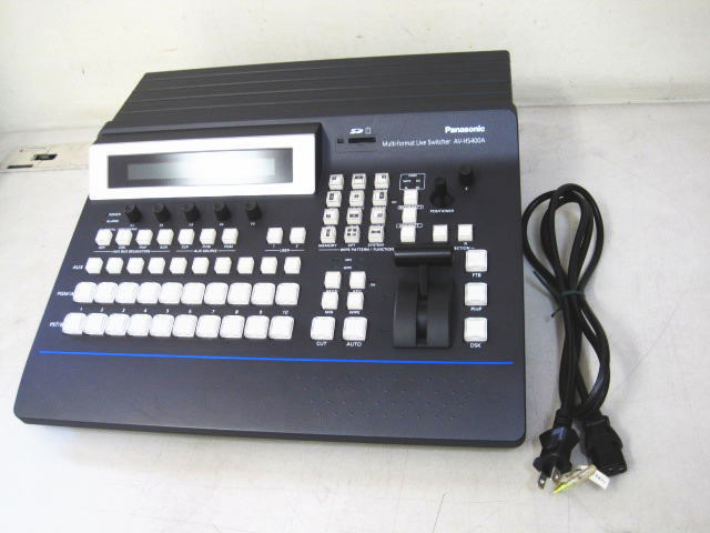 パナソニック／Panasonic マルチフォーマット ライブスイッチャー AV-HS400A Multi-Format Live Switcher ビデオスイッチャ h01119(プロ用、業務 ...
