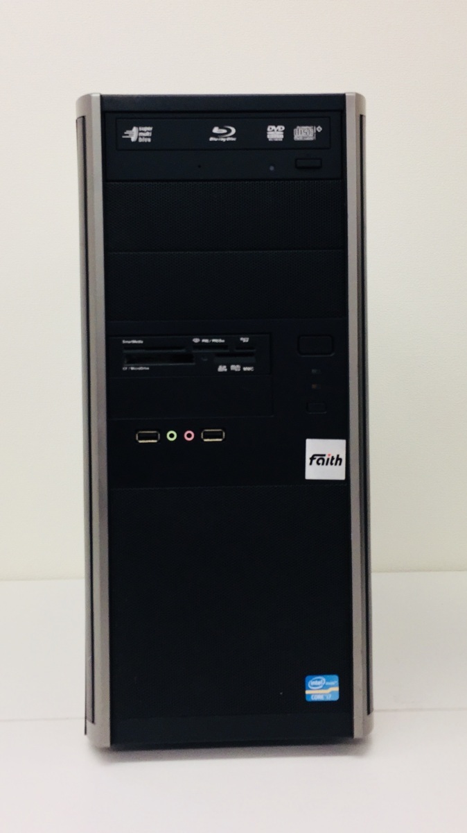HK1804D 認証済み office付き Faith Original PC CPU: Intel R Core TM i7-3770 CPU @ 3.40GHz HDD:500GB メモリ ...
