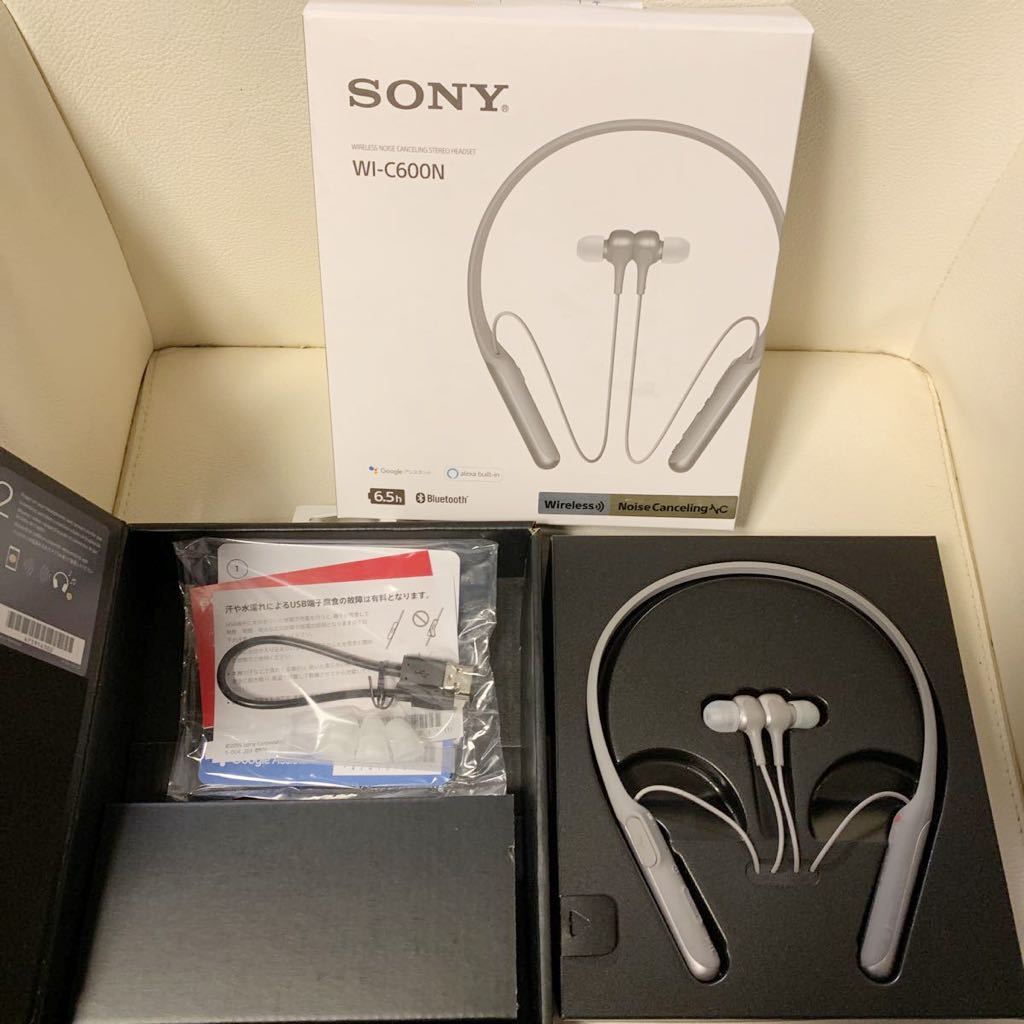 SONY WI-C600N ワイヤレスノイズキャンセリングステレオヘッドセット イヤホン(ソニー)｜売買されたオークション情報、yahooの ...