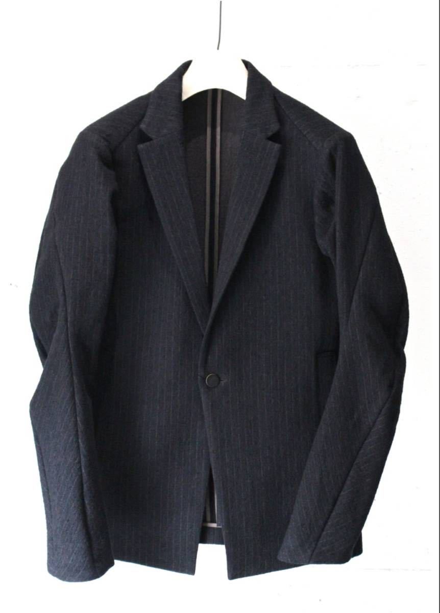 DEVOA Dual Layered Wool Stripe Jacket Black Size2 デヴォア(ジャケット、上着)｜売買されたオークション情報、yahooの商品情報をアーカイブ ...
