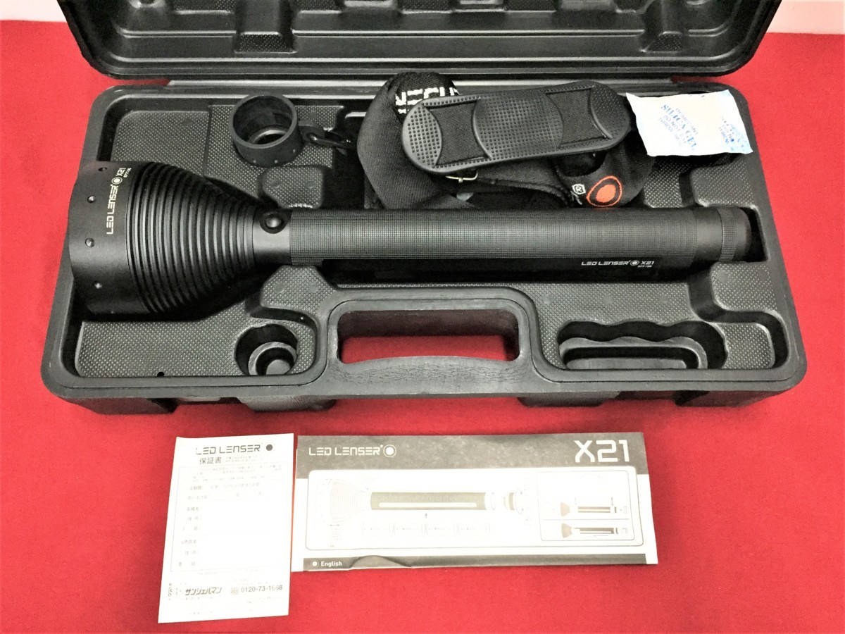 § A90679 LED LENSER レッドレンザー X21 OPT-8421 懐中電灯 LEDライト み(レッドレンザー)｜売買された ...